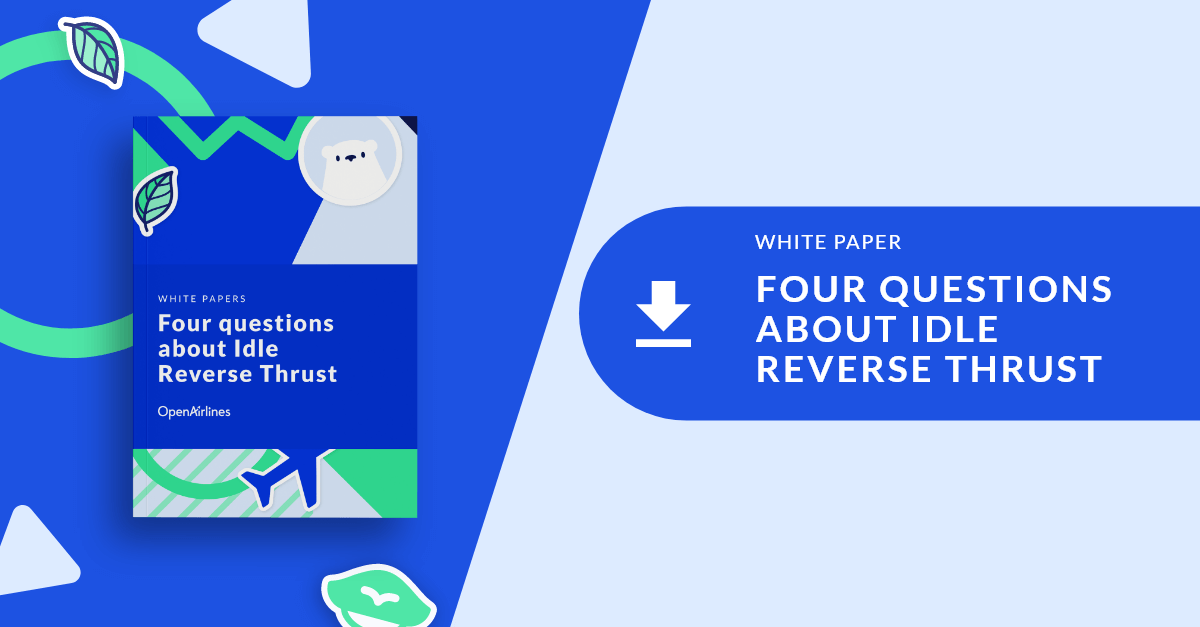 [Video] Best practice: Idle Reverse Thrust| OpenAirlines